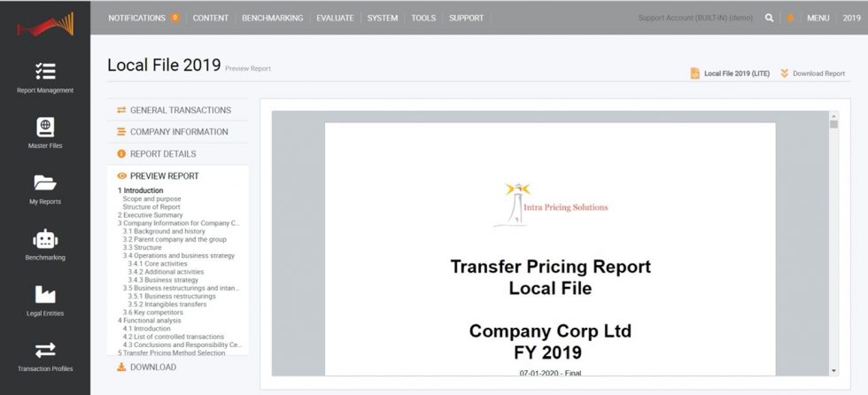 Download free Transfer Pricing Local File template Download free Transfer Pricing Local File template